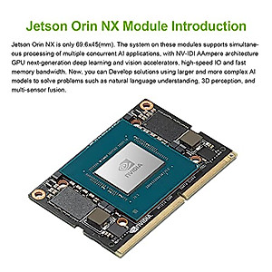 Yahboom Jetson Orin NX Development Kit with 19 V DC Power Supply IMX219-77 Camera M.2-Key E Networking Module AI Edge Computing (Orin NX 8GB Camera Advanced Kit)