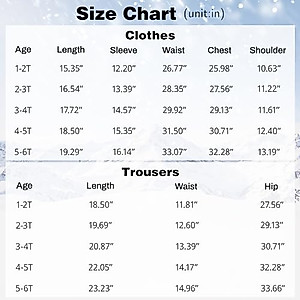 CARETOO Toddler Boys Girls Winter Down Coats Snowsuit Outerwear 2Pcs Clothes Hooded Jacket Snow Ski Bib Pants Outfits Set