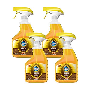Pledge Wood Oil, Expert Care, Trigger, Orange Scent, 16 oz. (Pack of 4)