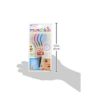 Munchkin White Hot Safety Spoons, 4 Pack