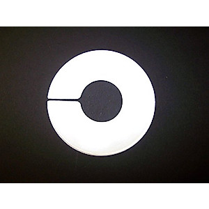 JSP Manufacturing Clothing Rack Size Dividers Hangers Dividers - Round Size Rack Dividers for Clothes Stores or Home - 100 Pcs Box