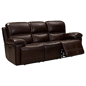 Barcalounger Sedrick Power Reclining Sofa With Power Head Rests, El Paso Walnut