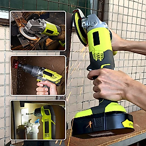 energup 2Pack 18V 3.8Ah P102 Replacement for Ryobi 18V Lithium Battery for 18-Volt ONE+ Battery P104 P105 P102 P103 P107 Cordless Tools Compatible with Ryobi 18v Batteries