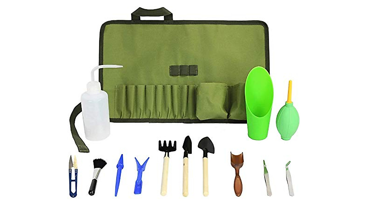 Succulent Kit Roll Organizer for Indoor Gardening | Complete Tool Set