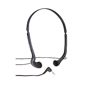 Sony MDR-W08L Vertical In-The-Ear Headphones,Black