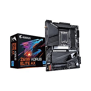 GIGABYTE Z690 AORUS Elite AX (LGA 1700/ Intel Z690/ ATX/ DDR5/ Quad M.2/ PCIe 5.0/ USB 3.2 Gen2X2 Type-C/WiFi 6/2.5GbE LAN/Gaming Motherboard)