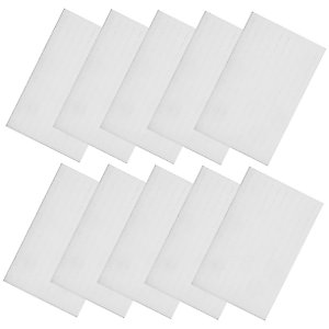 TIDTALEO 10pcs Jewelry Box Pad Velvet Choker Ring Display Holder Drawer Tray Jewelry Display Sponge Pad Ear Stud Holder Ring Foam Insert Jewelry Sponge Insert Holder Jewelry Supply White