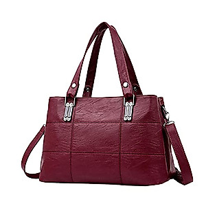 Paradis Maroon Handbags for Women - Work Tote Bags for Women - Handbags for Women Shoulder Bags - Ladies Handbags - Large Handbags for Women - Women Bags fashion Business Bag for Women