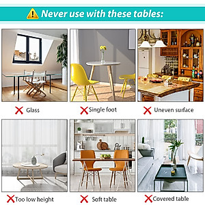 TOONOON Hook On High Chair, Fast Table Chair Clip on Table High Chair, Fold-Flat Storage Tight Fixing Portable Baby Feeding Seat for Baby Toddler Washable with Dining Tray for Travel Outside