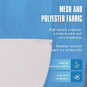 AsterOutdoor Low Sling Beach Chair Folding Lightweight Mesh Back Sand Chair for Camping Outdoor Lawn, Carry Bag Included, Supports 250lbs (2 Count)