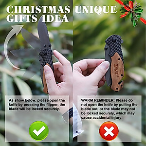 ZAVIT Fathers Day Gift, Pocket Knife for Men, Gifts for Men, Dad, Husband, Father, Grandpa, Uncle, Birthday Gifts, Christmas Unique Gifts Idea, Men Stocking Stuffers