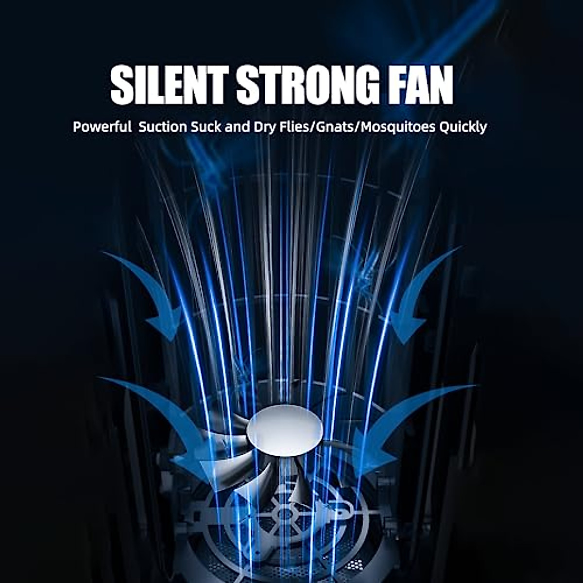 3 in 1 Bug Zapper & Insect Killer, Indoor/Outdoor Mosquito Zapper with 365nm UV Light,Strong Fan and 2000V Electric Grids,Smart Sensor,Kill Moths,Gnats,Mosquitoes,for Modern Home Patio Office