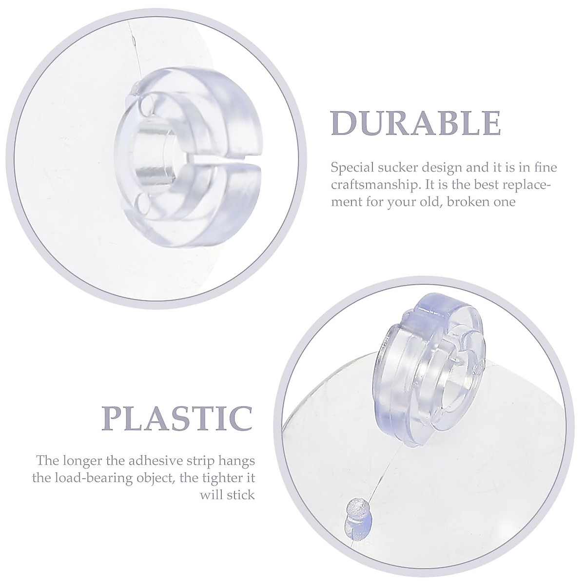 Cabilock 200pcs String Mini Suction Cup Lighting Accessories Window Screen Clips Window Suction Cup Hook Led Light Hanger Outside Fairy Light Suction Cup Wall Clip Plastic Fish Tank