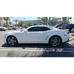 iJDMTOY Smoked Lens Red Full LED Rear Side Marker Light Kit Compatible With 2010-15 Chevy Camaro, Powered by 27-SMD LED, Replace OEM Back Sidemarker Lamps