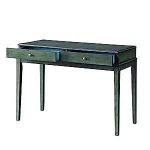 Acme Furniture Manas Writing Desk, Antique Green