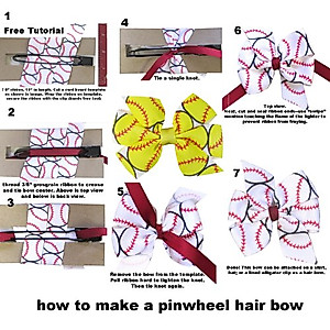 HipGirl Gift Wrapping Supplies - 2ct DIY Hair Bow Maker Hands Free Tool - Make Christmas Bows for Gift Wrapping Yourself. Make the Christmas Wrapping Gift Bows for Christmas Presents Easily