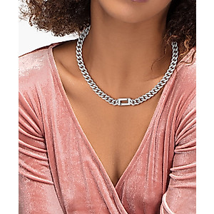 Lacoste Fundament Women's Stainless Steel Pendant Necklaces (Model: 2040067)