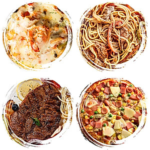 Kingrol 36 Pack Plastic Spice Jars with Red Sifter Caps, 3 FL OZ Reusable Seasoning Jars for Spices, Herbs, Powders, Glitters, Craft Supplies