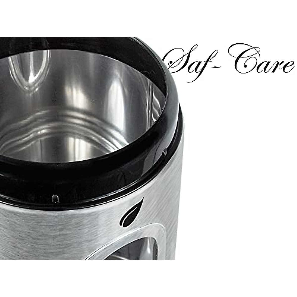 Self-Care Stainless Kitchen Canisters - Modern Kitchen Decoration of Canister Set with Multiple Preservation Purposes by Tight Sealed Lids, Good for Wedding Gifts Kitchen Canisters Set of 3(SC-001)