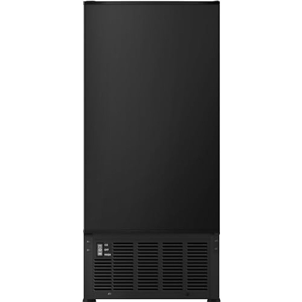 EdgeStar IB450BL 50 Lb. 15 Inch Wide Undercounter Clear Ice Maker - Black Stainless Steel