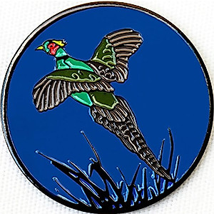 Putter Mounted Divot Tool and Ball Marker - Pheasant