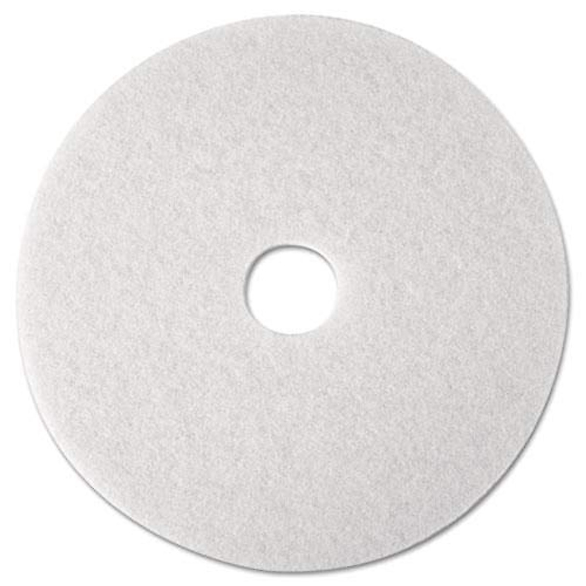 3M 08476 Super Polish Floor Pad 4100, 12-Inch Diameter, White, 5/Carton