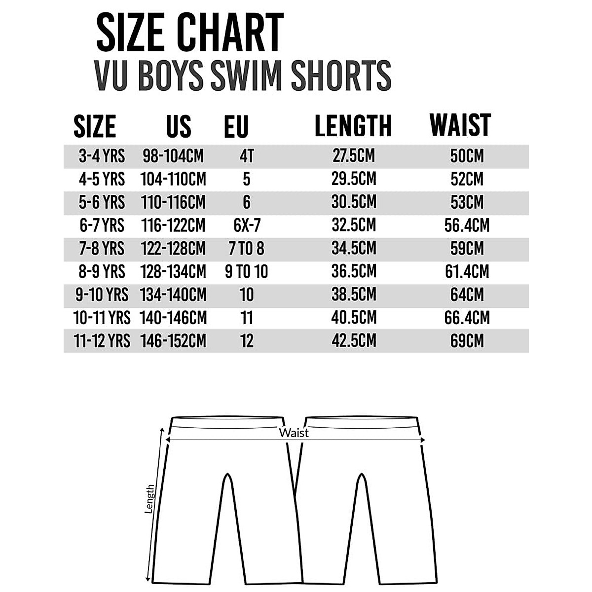 SpongeBob SquarePants Swim Shorts Boys Blue Yellow Swimming Trunks 5-6 Years