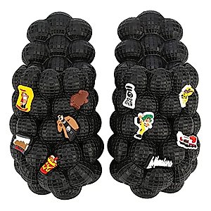 rosyclo Bubble Slides for Women Men, Golf Ball Shoes Slides with Charms, Womens Anti-Slip Shower Spa Slippers, Gym House Beach Slippers, Super Soft Pillow Stress Relief Slide Sandals for Ladies,