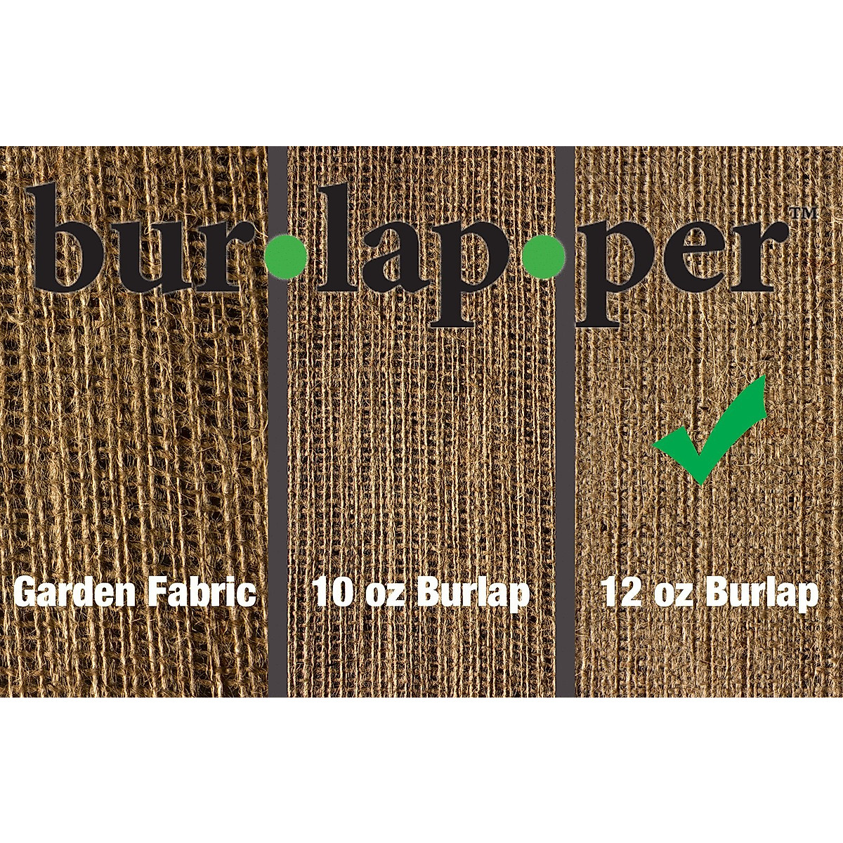 Burlapper 12 oz Jute Burlap Fabric Sheet, 40" x 5 yd, Factory 2nd