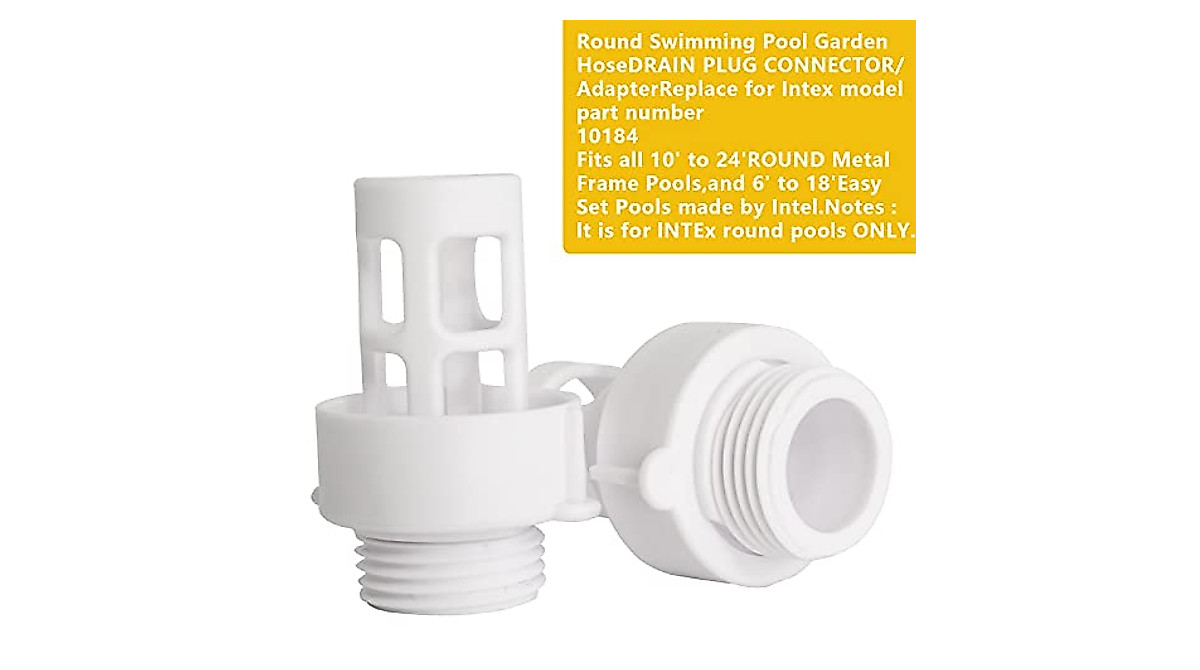 Intex Pool Hose Drain Plug Connector - Durable & Easy Use