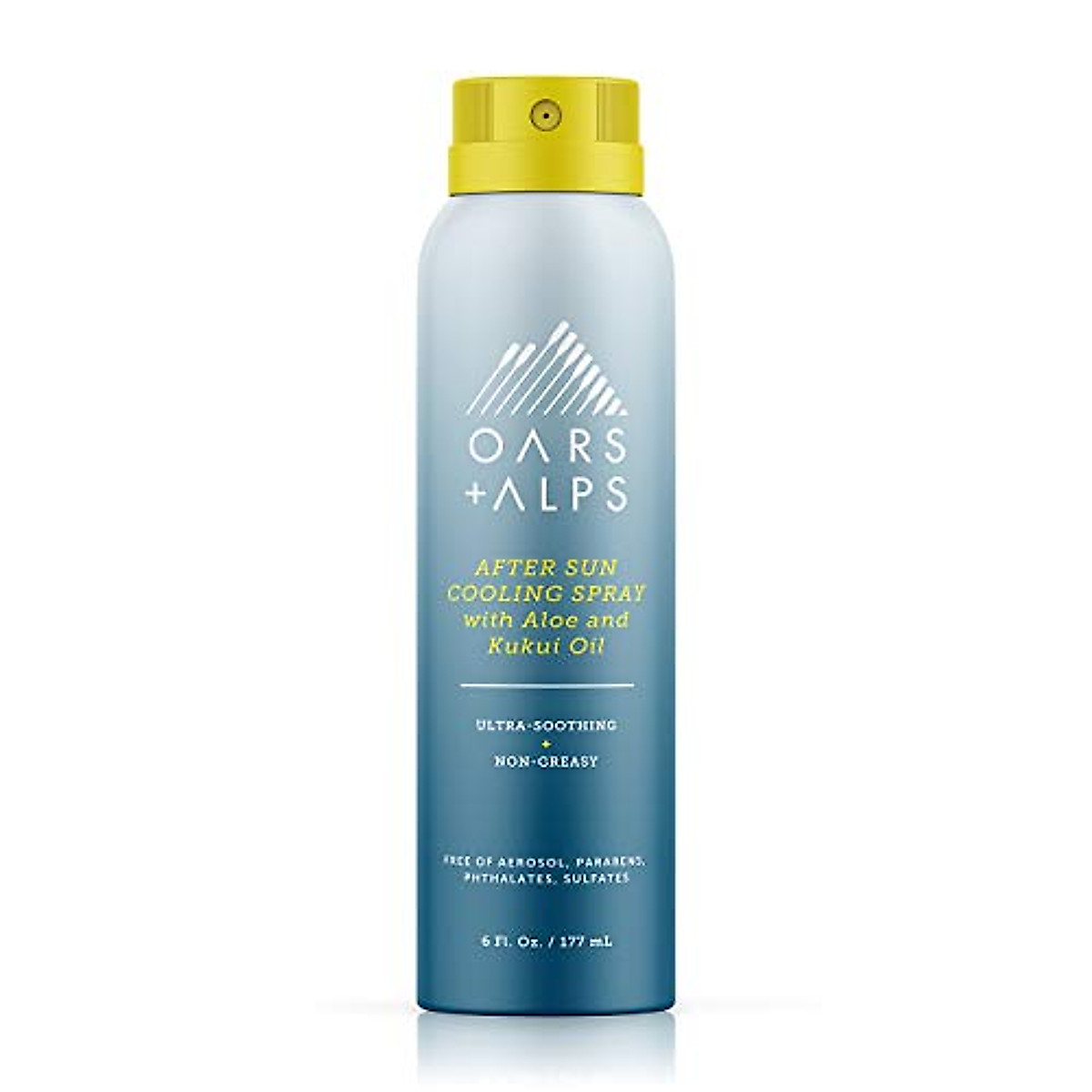 Oars + Alps After Sun Cooling Spray, Includes Aloe Vera and Niacinamide with a Green Tea Scent, 6 Fl Oz