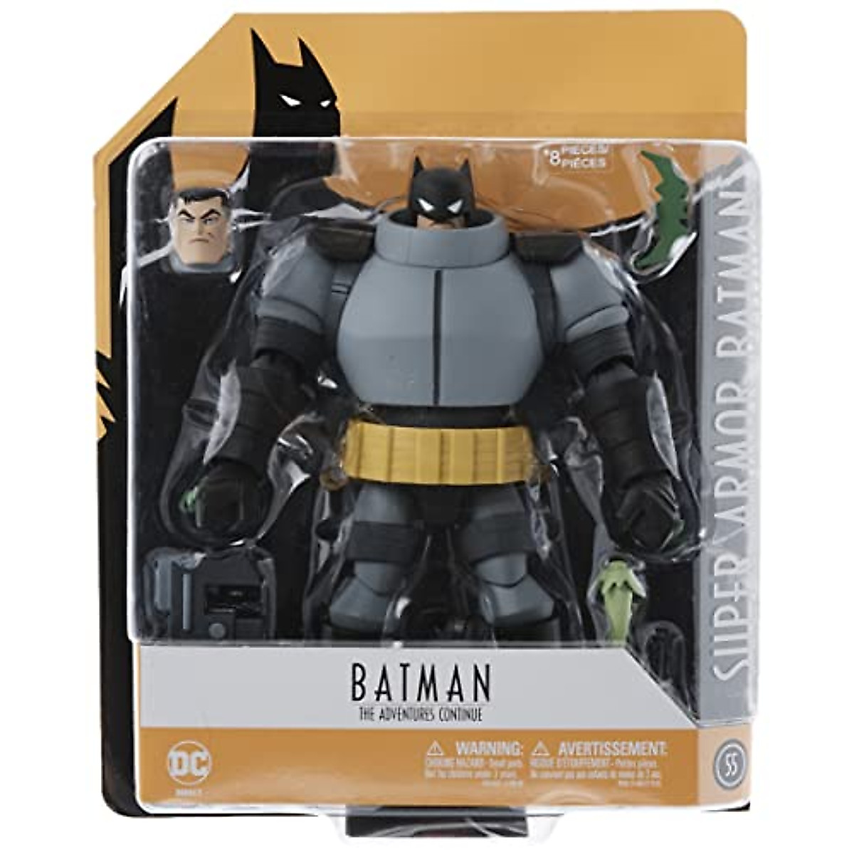 DC Collectibles Batman: The Adventures Continue: Super Armor Batman Action Figure, Multicolor