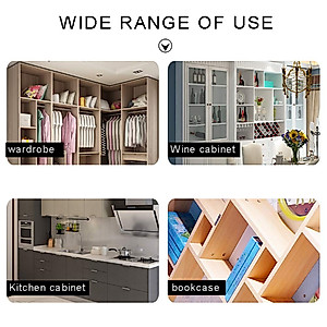 3 Sheets Screw Hole Stickers, 54 in 1 Self Adhesive Screw Covers Caps PVC Material Dustproof Sticker for Wooden Furniture Accessories (0.83inch/21mm, White)