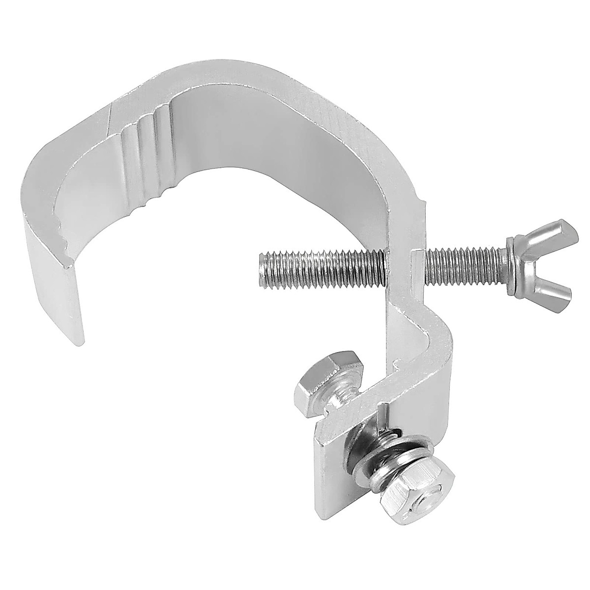 MUKLEI 12 Pack Truss Clamp, Stage Light Clamp, Stage Light Clamp Hook for Dj Lighting Spot Lights Par Lights, Fits for 2-2.16 Inch Od Pipe, 132 Lbs Capacity