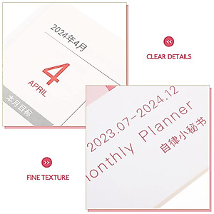 MAGICLULU Calendar Planner 2023-2024 18 Months To Do List Notebook Daily Monthly Weekly Planner Agenda Schedule Organizer Green Avocado