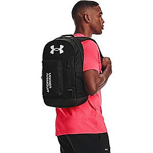 Under Armour Adult Halftime Backpack , Black (001)/White , One Size Fits All