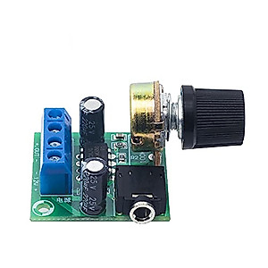 Acxico 2Pcs LM386 10W Mini Power Amplifier Board Audio Amplifier Module DC 3-12V Volume Adjustable Control