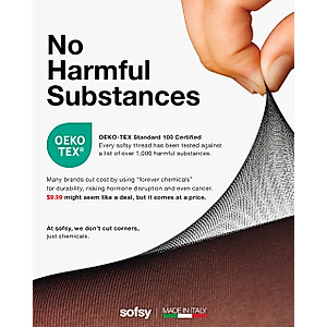 sofsy Italian-Made Sheer Red Stockings for Women | 15 Den Thigh Highs for Garter Belts & Boudoir Lingerie | Ultra Sheer & Soft - Medium