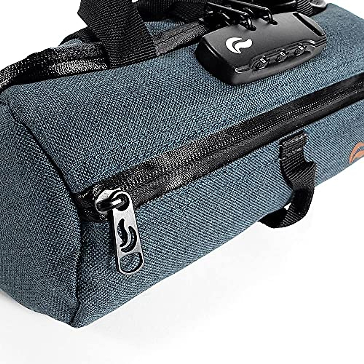 Duffle bag Small 10"- Smell Proof - With combo lock - SK9 Premium odorless Technology (Blue Navy)