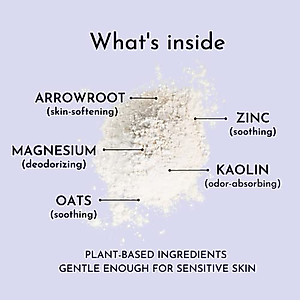 Herb & Root Body Dusting Powder Set of 3 with Rose, Lavender, and Sandalwood (no Puff Included)