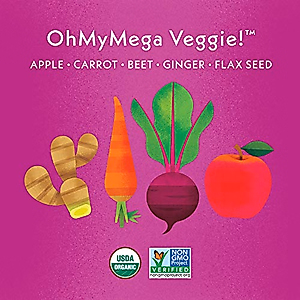 Once Upon a Farm Organic Oh My Mega Veggie, 3.2 Oz