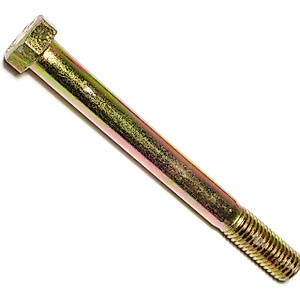 Hard-to-Find Fastener 014973254728 Grade 8 Coarse Hex Cap Screws, 5/8-11 x 6, Piece-9 , yellow