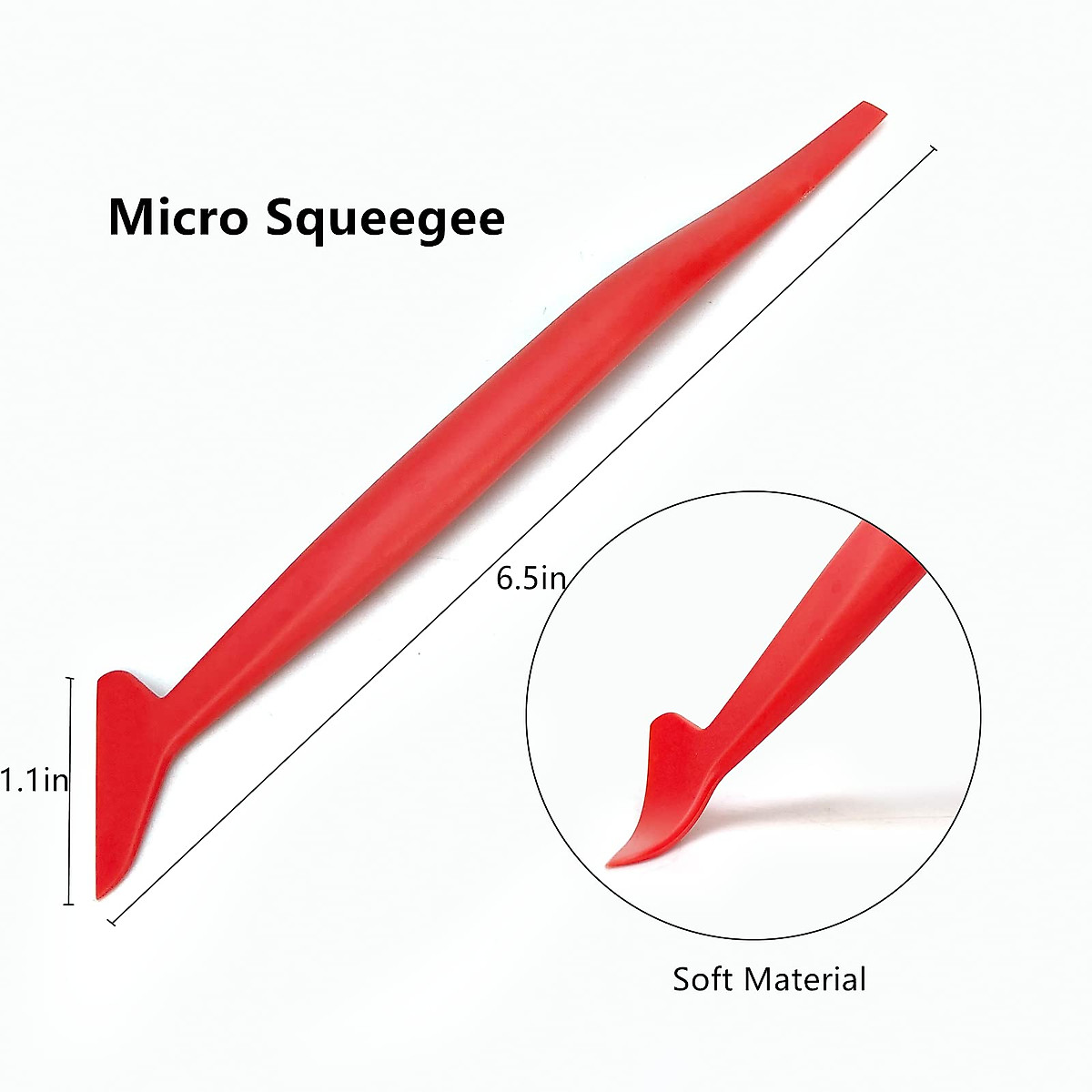 CARTINTS Vehicle Tinting Film Vinyl Wrap Applicator Kit with Tool Pouch, 9mm Knife Blades, Felt Vinyl Squeegee, Full Wrap Squeegee, Razor Scraper, Car Wrap Tools for Vinyl and Car Paint/Glass Film