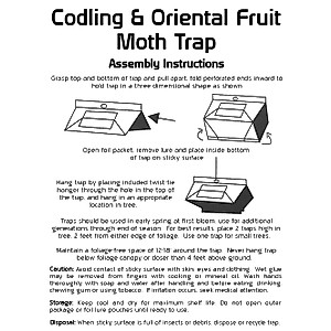 VivaTrap VT-106 Codling + Oriental Fruit Moth Trap & Lure (2 Pack, 8 Week)