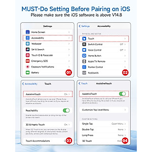 TIK Tok Bluetooth Remote Control, Tiktok Wireless Scrolling Control Page Turner Rechargeable with Ring Design and Charging Case Compatible with iOS/Android
