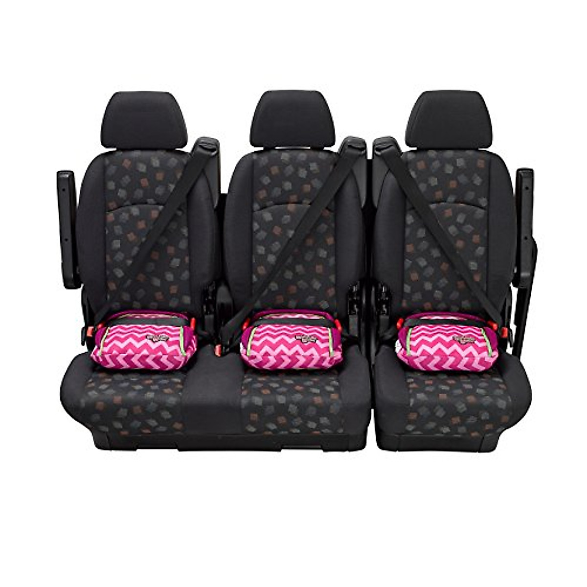 BubbleBum Inflatable Booster Seat - Travel Booster Seat - Car Booster Seat - Hybrid Booster Seat - Portable Booster Seat for Car - Foldable & Narrow Slim Design - Perfect for Kids 4-11yrs old - Pink
