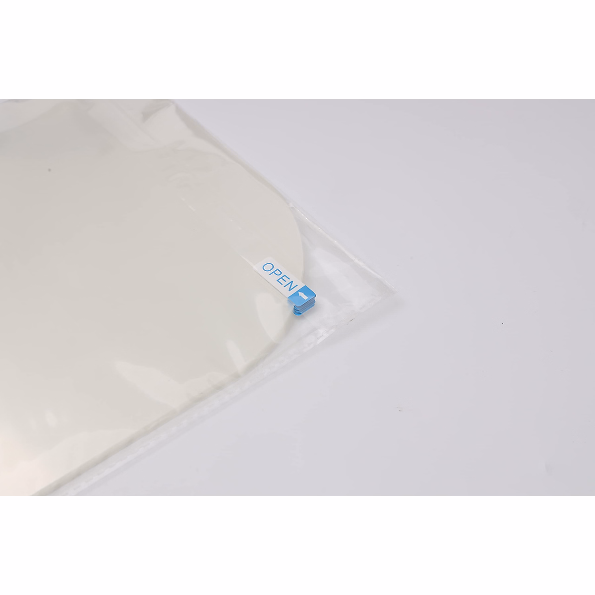 Optiazure Safety Face Shield, 1 Frame with 10 Removable Transparent Shield, Anti-fog, Splash and Dust Resistant