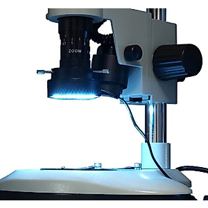 OMAX 96 LED Focused Bright Shadow Less Ring Light with Light Control Box for Stereo Microscopes