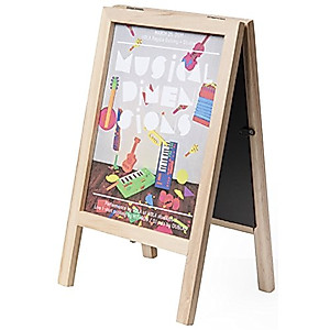 American Metalcraft SBSBMNI Mini Tabletop Sandwich Board, Plain, 1-1/4" H, 6" W, 9-3/4" L