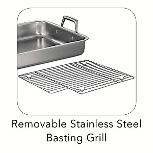 Tramontina Roasting Pan Stainless Steel 18.75-Inch, 80203/010DS